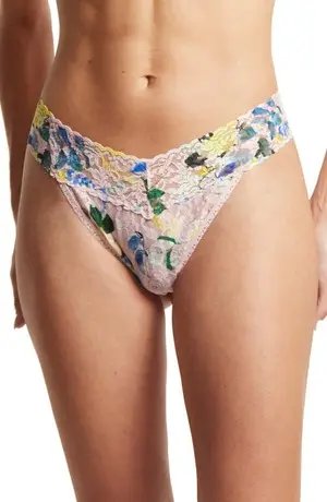Hanky Panky Print Original Rise Thong Cannes You Belive It