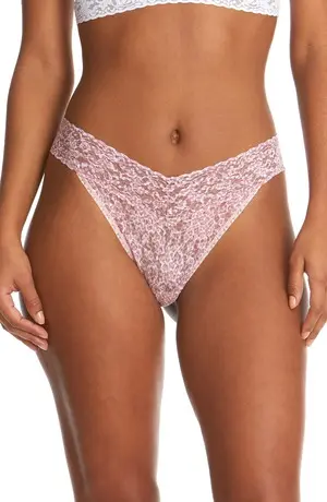 Hanky Panky Print Original Rise Thong Feline Fine