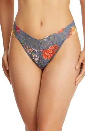 Hanky Panky Print Original Rise Thong Glen Gardens Print