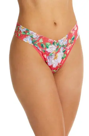 Hanky Panky Print Original Rise Thong Super Bloom