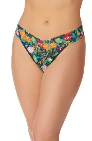 Hanky Panky Print Original Rise Thong Tropical Delight