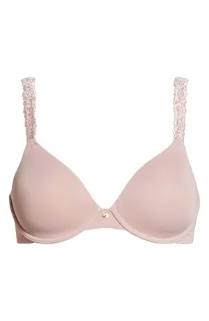 Natori Rose Dream Custom Coverage Underwire Bra - Antique / Pink Pearl