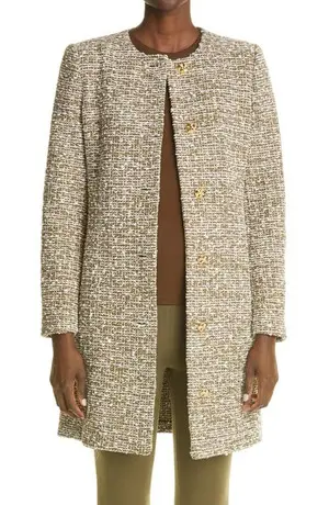 St. John Bouclé Topper