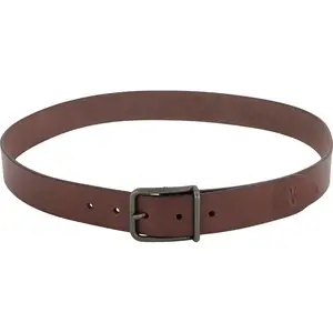 ALLSAINTS Ramskull Leather Belt - Bitter Brown