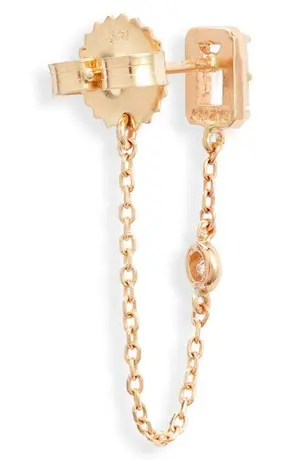 Anzie Cléo Chain Drop Diamond Earrings
