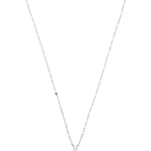 Lana Jewelry 14k Gold Diamond Charm Necklace - White Gold