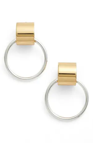 Jenny Bird Faye Hoop Earrings - Two-tone