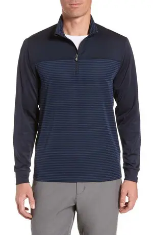 Cutter & Buck Striped Sport Tops For Men