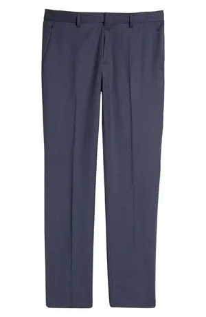 BOSS Genius Slim Fit Wool Suit Pants - Open Blue