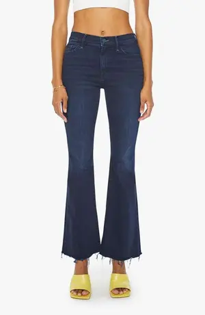 Fray Hem Bootcut Jeans