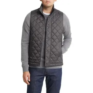Barbour Barlow Quilted Vest - Charcoal