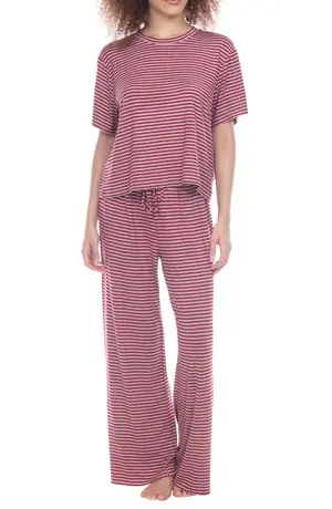 Honeydew Intimates Intimates All American Pajamas Teaberry Stripe