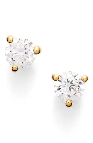 Nordstrom Cubic Zirconia Stud Earrings - Gold