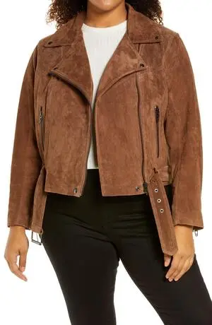 Blanknyc Suede Moto Jacket