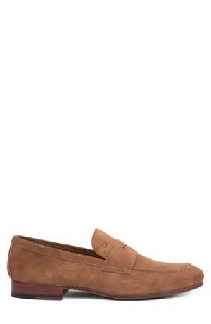 Gordon Rush Cartwright Penny Loafer - Rust Suede