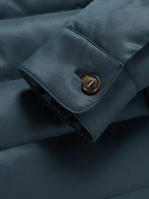 Loro Piana Quilted Silk-twill Down Overshirt