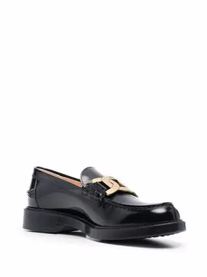 TOD'S Chain-plaque Loafers