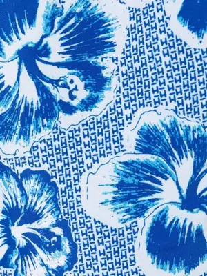 HACKETT Floral-print Drawstring-waist Swim Shorts