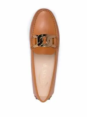 TOD'S Chain-link Loafers