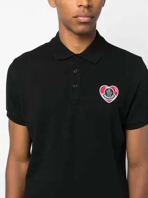 Moncler Logo-patch Polo Shirt