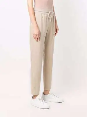 Lorena Antoniazzi Beige Virgin Wool Blend Trousers