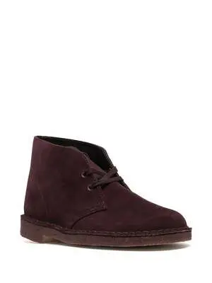 Clarks Suede Lace-up Boots
