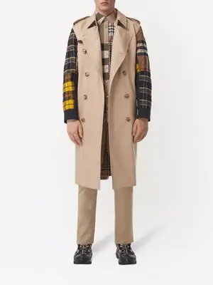 Burberry Patchwork-check Trench Coat