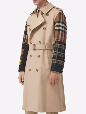 Burberry Patchwork-check Trench Coat