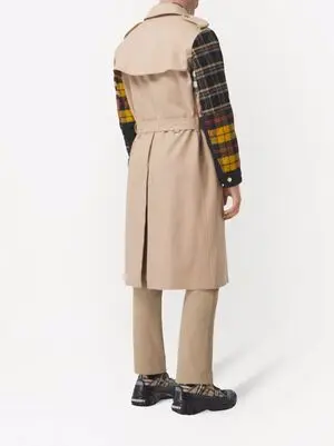 Burberry Patchwork-check Trench Coat