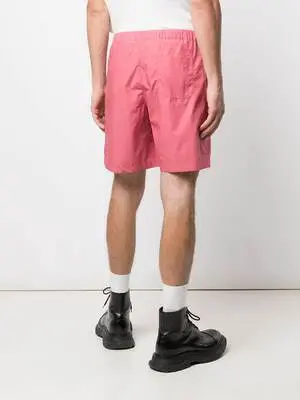 ROMEO HUNTE Crinkled Drawstring-waist Shorts - Pink