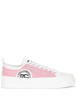 Dolce & Gabbana Portofino Layered Low-top Sneakers