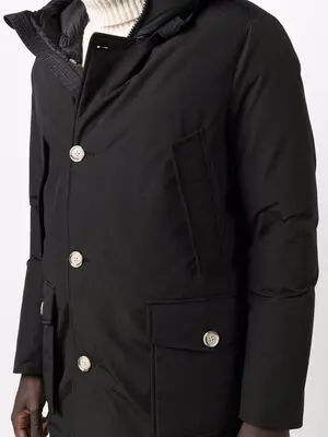 Woolrich Down-feather Hooded Coat - Black