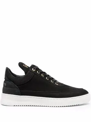 Filling Pieces Logo Low-top Sneakers - Black