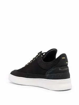 Filling Pieces Logo Low-top Sneakers - Black