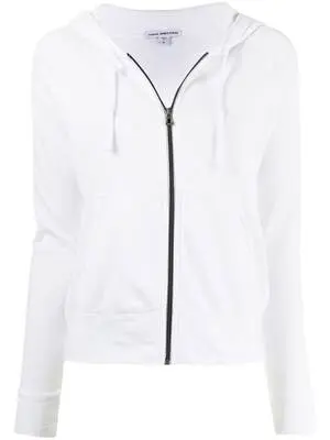 JAMES PERSE Zipped Drawstring Hoodie