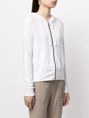 JAMES PERSE Zipped Drawstring Hoodie