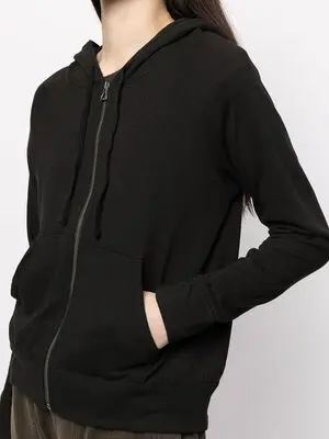 JAMES PERSE Zipped Drawstring Hoodie