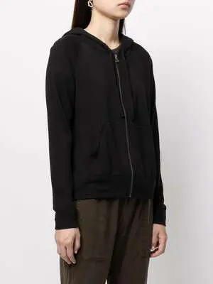 JAMES PERSE Zipped Drawstring Hoodie