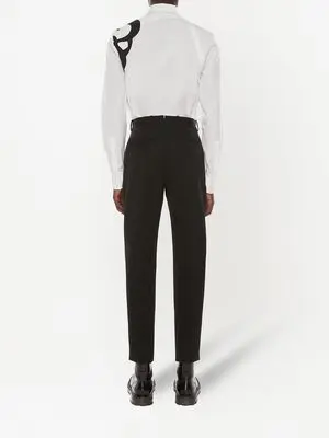 Alexander McQueen Tailored Satin-panel Trousers