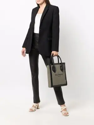 Balmain B-army Shopper Tote - Green