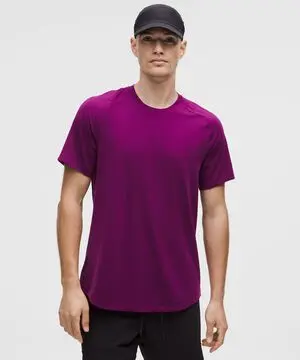 Lululemon License To Train Short-Sleeve Shirt Chilled Grape