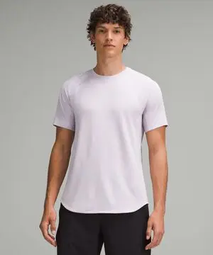 Lululemon License To Train Short-Sleeve Shirt Lilac Ether