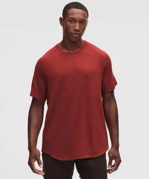 Lululemon License To Train Short-sleeve Shirt - Rocket Red