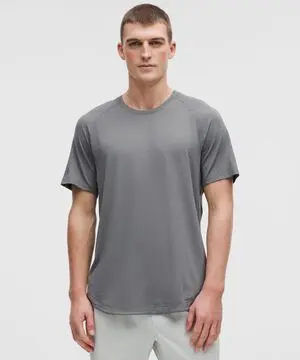 Lululemon License To Train Short-Sleeve Shirt Solar Grey