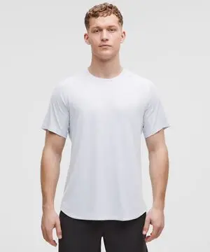Lululemon License To Train Short-Sleeve Shirt Starch Blue