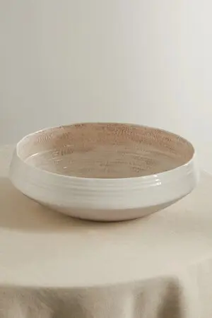 Brunello Cucinelli Large Glazed Ceramic Bowl - Neutrals