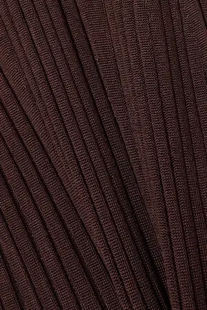 Galvan Rhea Ribbed-knit Midi Dress