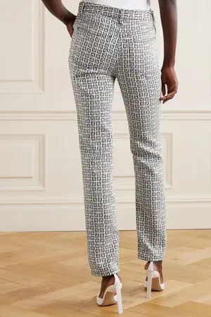 Givenchy Jacquard Straight-leg Pants