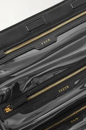 ANYA HINDMARCH Night And Day Recycled Shell, Pvc And Leather Cosmetics Case