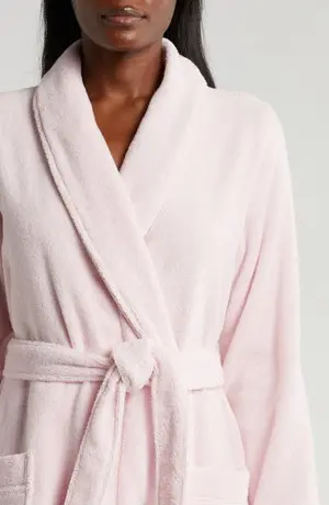 Nordstrom Hydro Cotton Terry Robe - Pink Cake